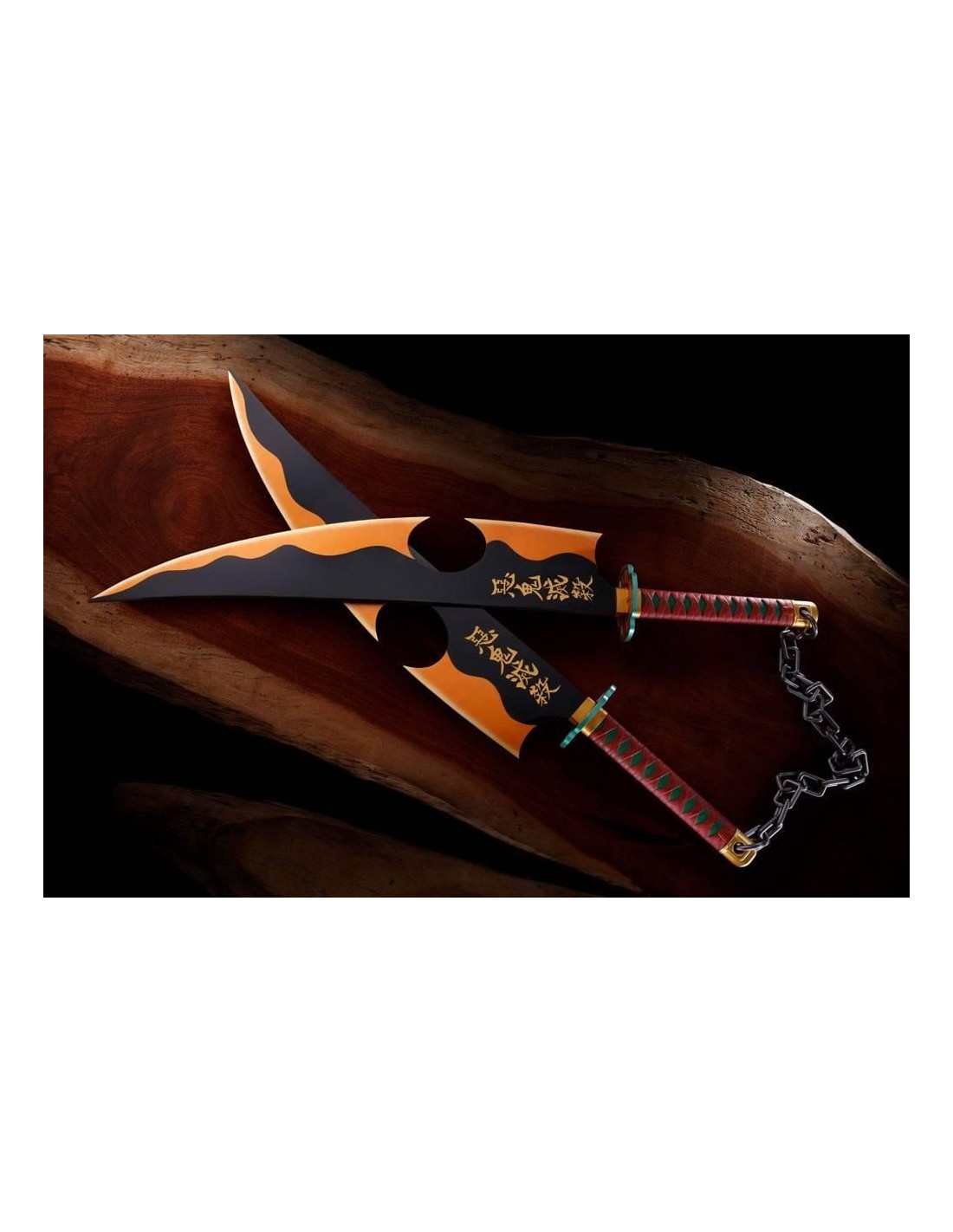 DEMON SLAYER - Nichirin Tengen Uzui Sword - RÃ©plique Proreplica 110cm