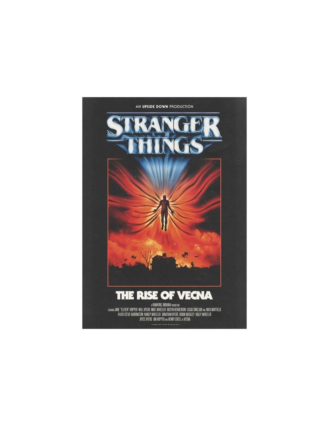STRANGER THINGS - The Rise Of Vecna - Art Print - Edition Limitée
