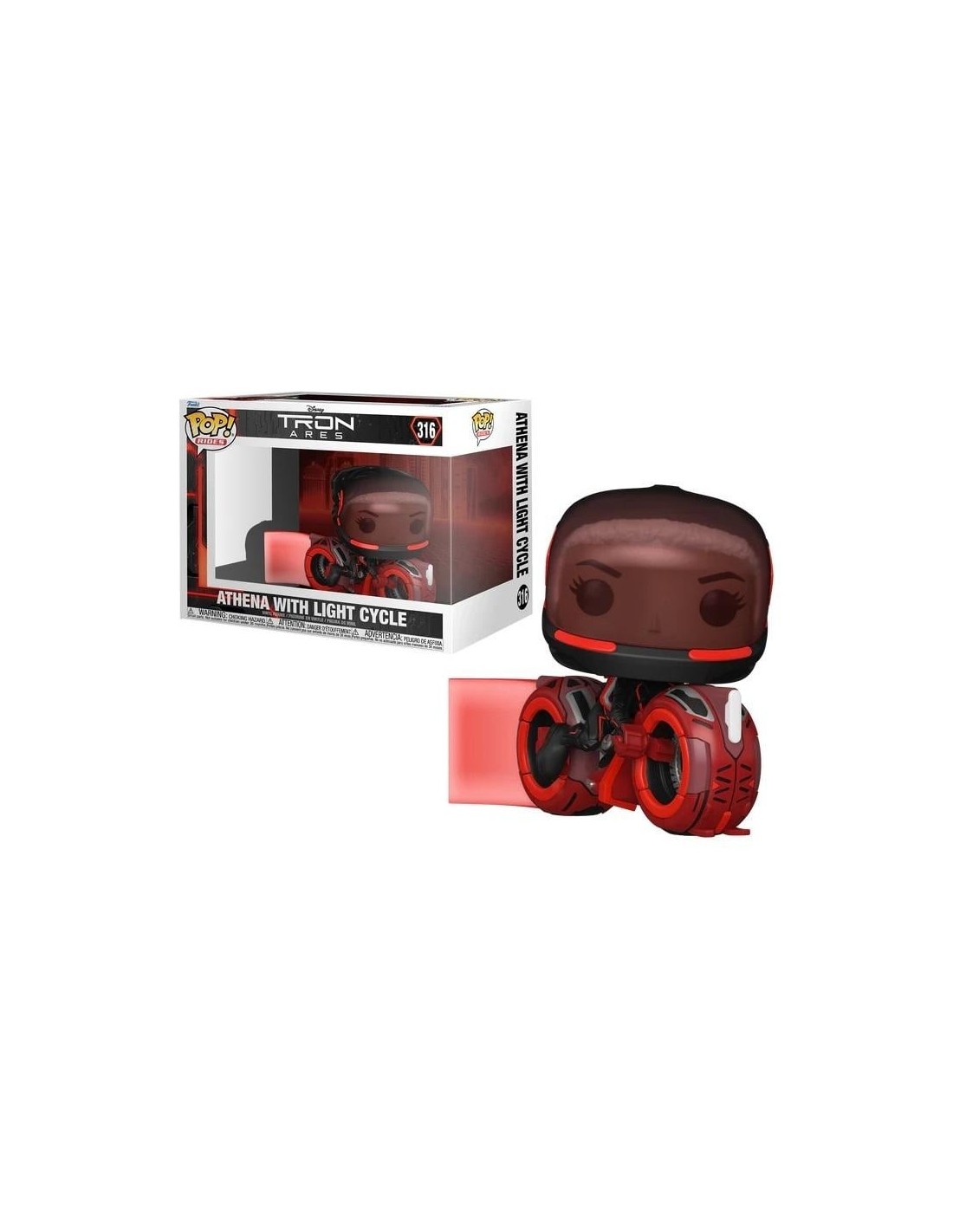 TRON ARES - POP Ride N° 316 - Athena with light cycle