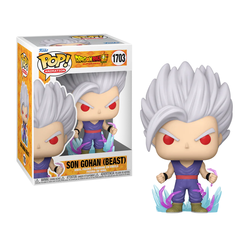 DBS SUPER HERO - POP Animation N° 1703 - Gohan Beast avec Chase (GITD)