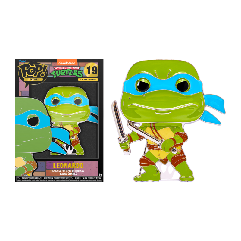 TEENAGE MUTANT NINJA TURTLES - Pop Large Enamel Pin N° 19 - Leonardo
