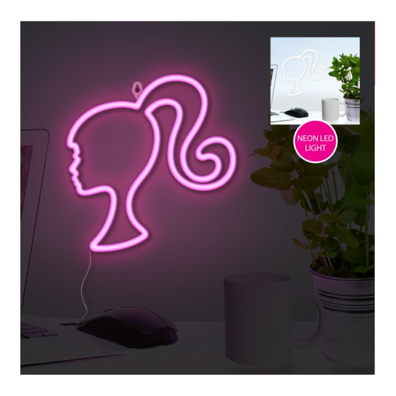 BARBIE - Barbie - Lampe Murale Neon LED