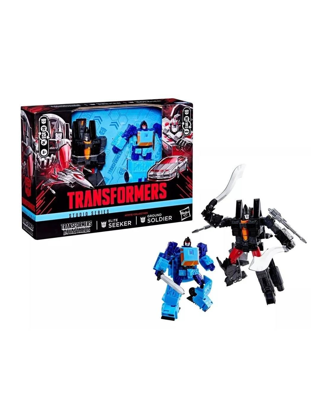TRANSFORMERS - Elite Seeker & Ground Soldier - Fig. Studio Series 18cm
