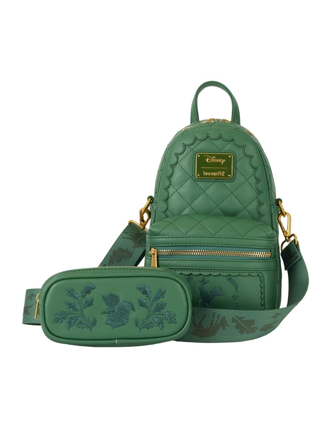 DISNEY - Bambi "Quilted" - Convertible Sling Bag LoungeFly