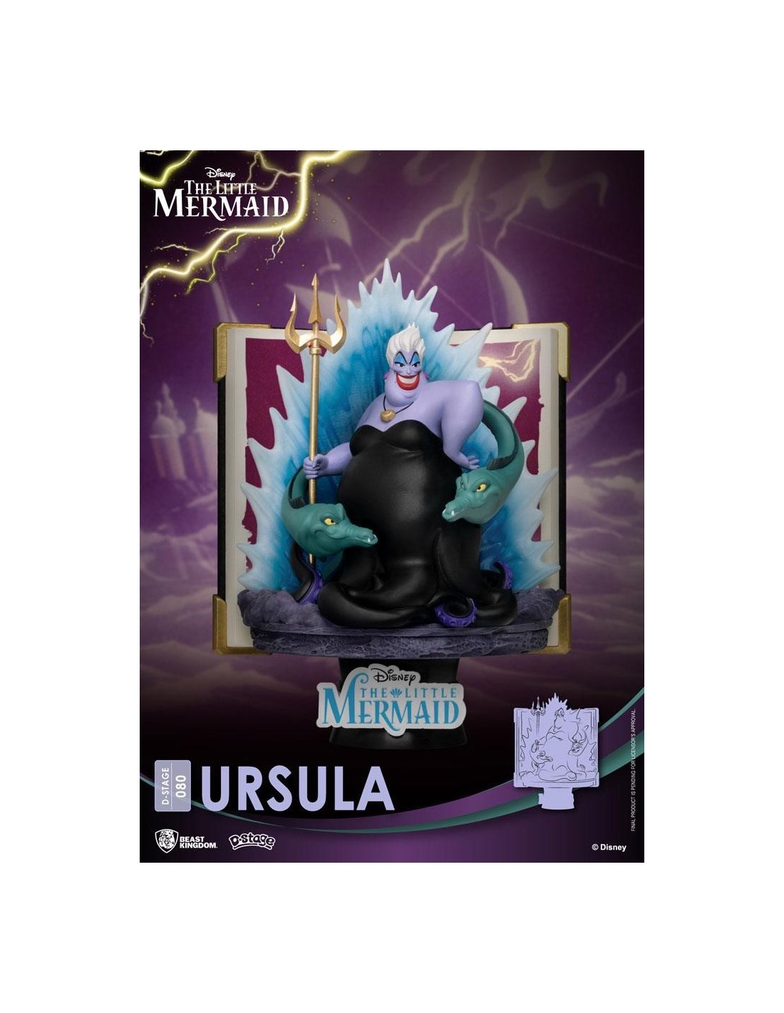 DISNEY - Ursula - Diorama D-Stage Story Book Series 15cm