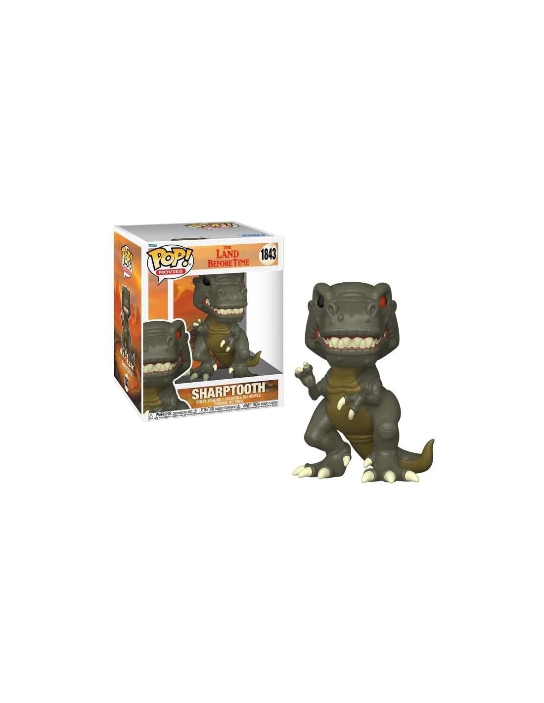 THE LAND BEFORE TIME - POP SUPER N° 1843 - Sharptooth