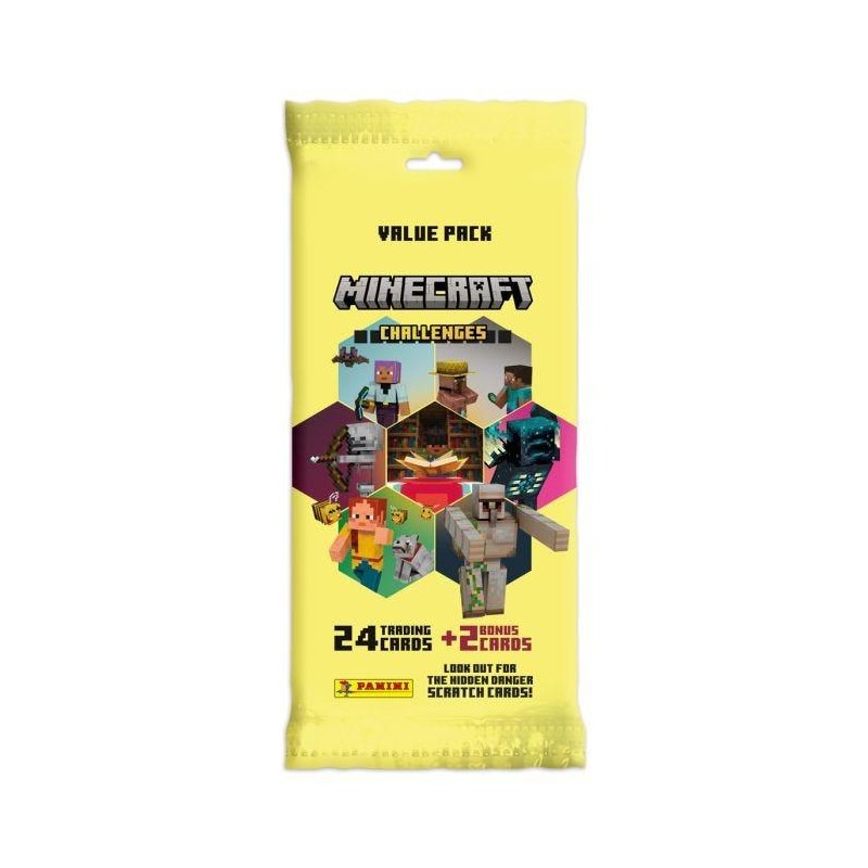 MINECRAFT - Panini Pochette 26 Trading cards