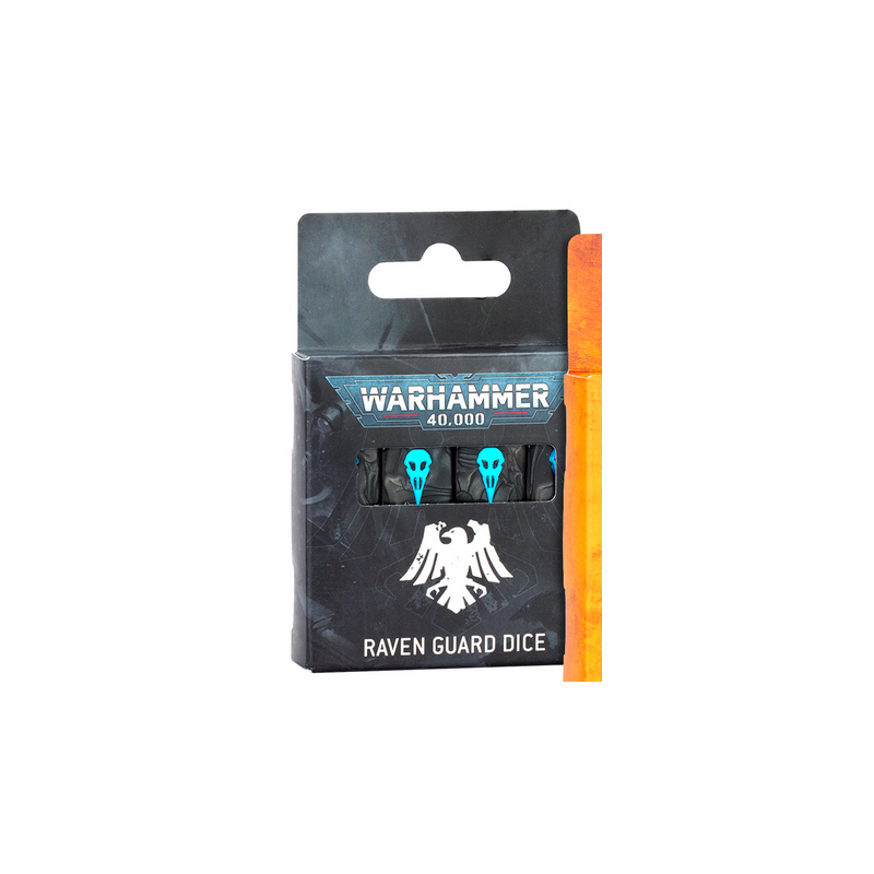 🎲 Warhammer 40K – Raven Guard Dice (Set officiel)