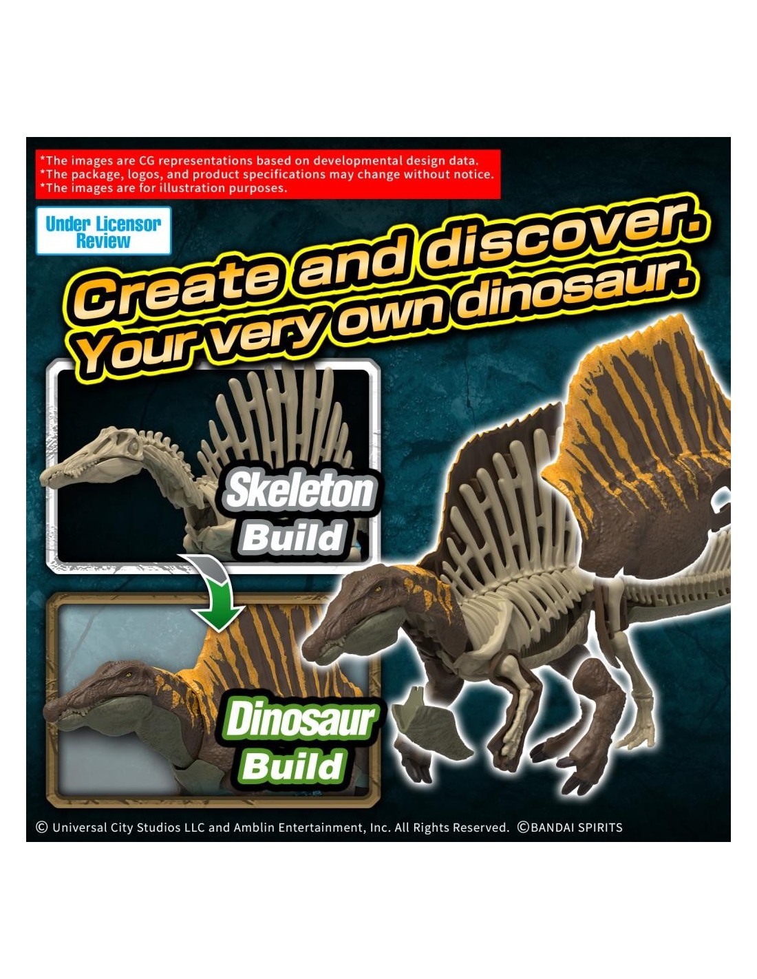 PLANNOSAURUS JURASSIC WORLD - Spinosaurus - Model Kit